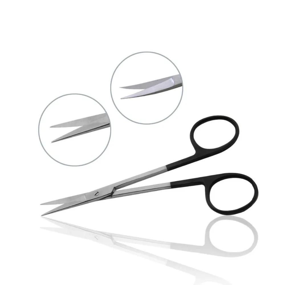 Gunting Iris Gigi Bedah Dapat Digunakan Kembali Warna Hitam Lurus ...