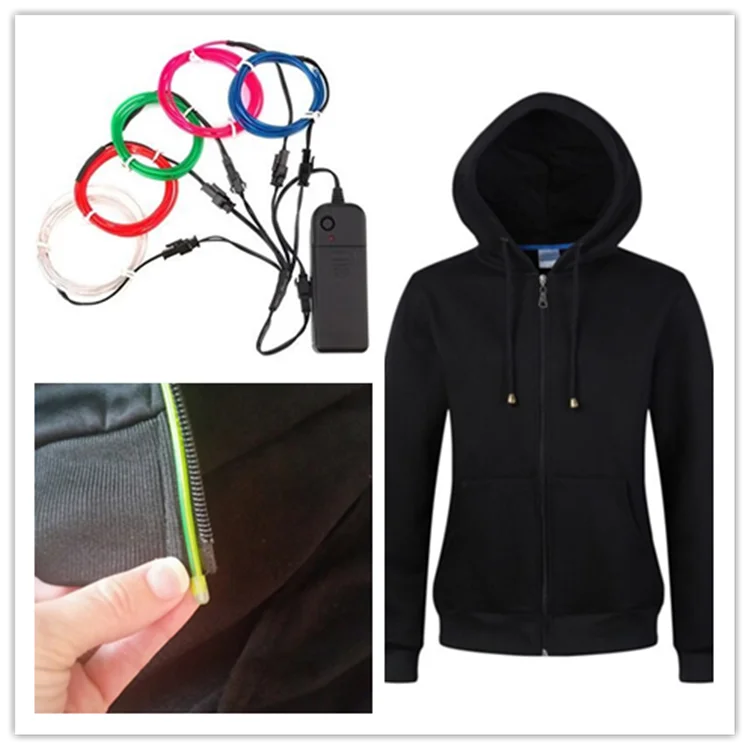 EL Wire Light up EL Wire Hoodies - Decorative Lighting