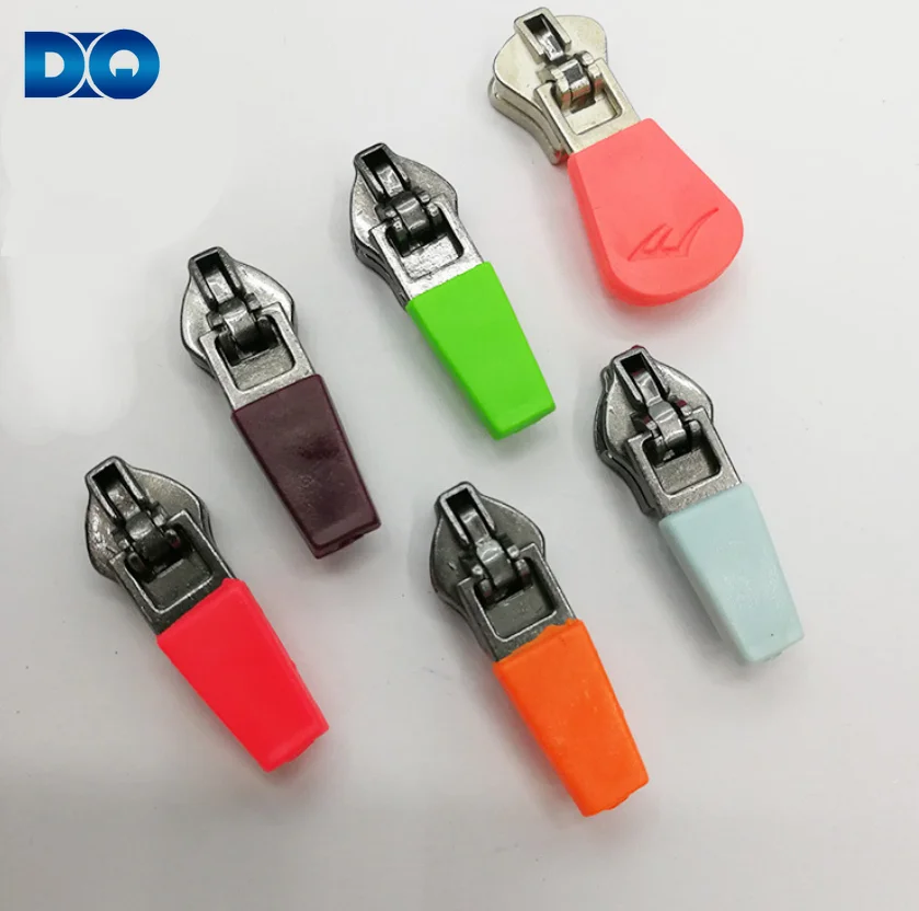Wholesale Customized Rubber Zipper Head Custom Design Garment Accessory ...