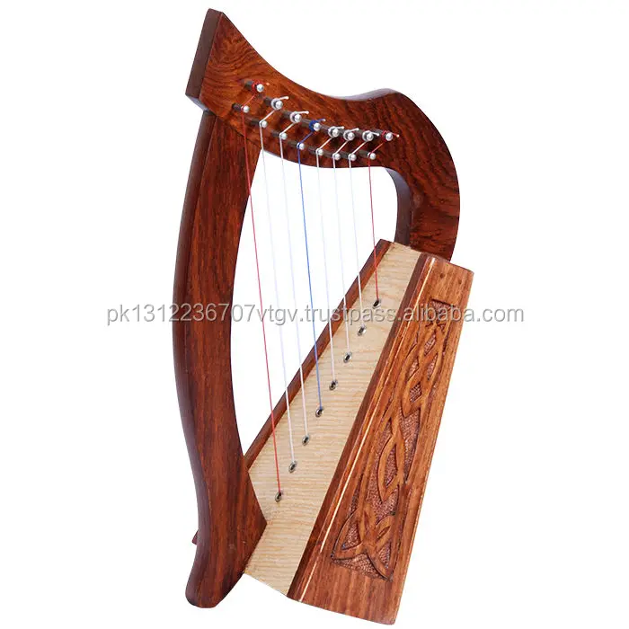 28 Strings Irish Engraved Harp Rosewood - Buy Baby Irish Harp With ...