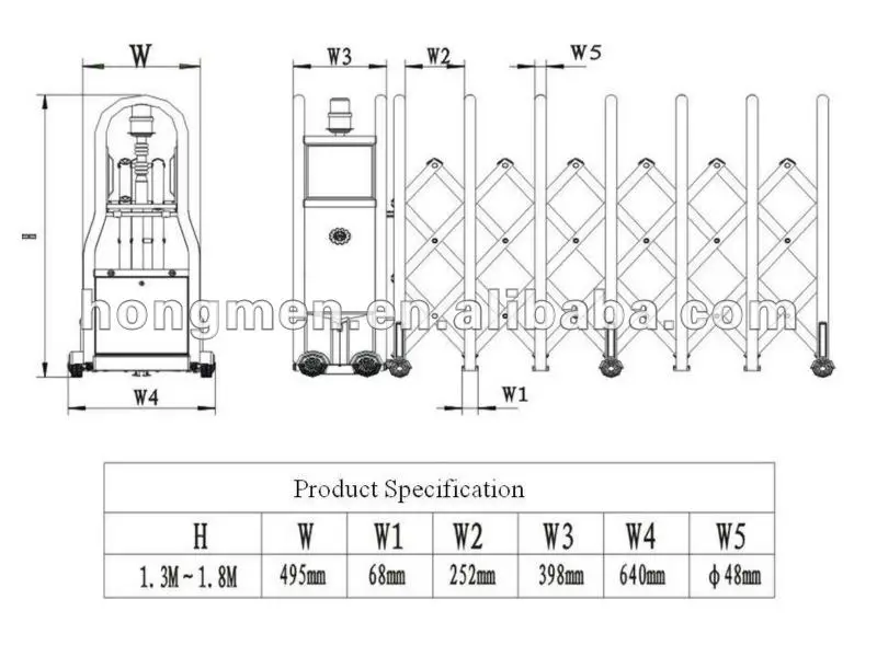 Economic Automatic Automatic Folding Gate Gate Prices - Buy Retractable ...