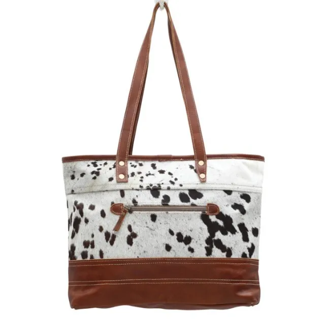 Women Handbag Cowhide Shoulder Tote Bag Cow Hide Leather Shopping Tote ...