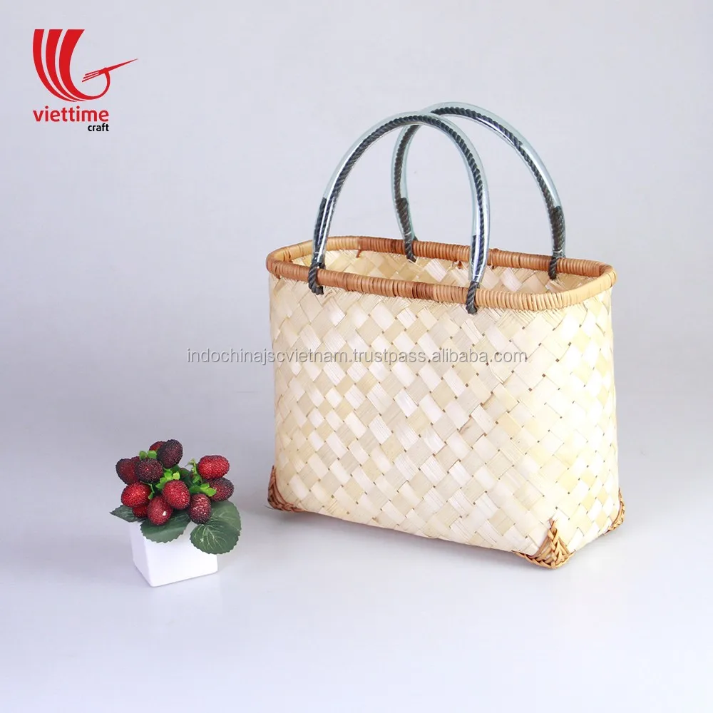 Wholesale Elegant Bamboo Beach Bag For Women/straw Summer Beach Handbag ...