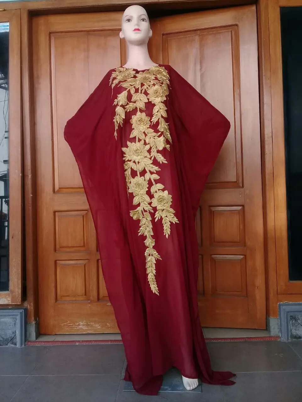 Beautiful Kaftan Chiffon For Women 3d Embroidered Kaftan - Buy Beaded ...