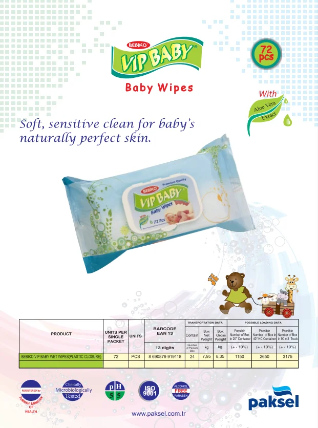 Baby Wet Wipes - Bebiko - Gentle Skin Care for Babies