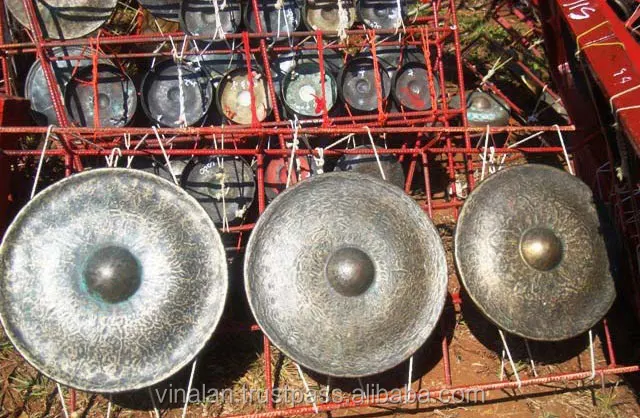 Handmade Brass Gong With Wooden Frame To Hang - Buy Brass Gong,Vietnam ...