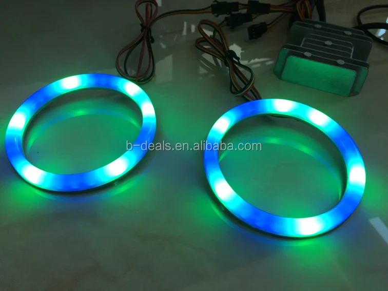 Sequential Halo Rings Rgbw Chasing Angel Eyes 70mm 80mm 90mm 100mm ...