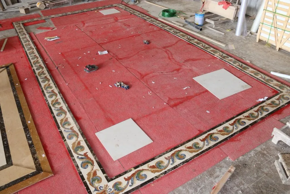 Waterjet Marble Floor - Elegant Designs for Villa Flooring