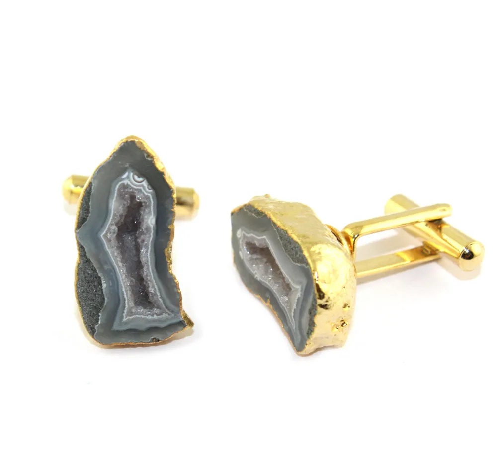 Luxury Jewelry Collection - Natural Purple Geode Druzy Gold Plated ...