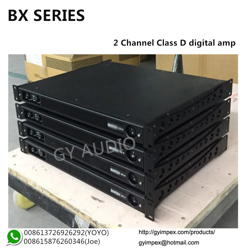 Class D Power Amp,2 Channels 1u Digital Power Amplifier 1300w / 1000w ...