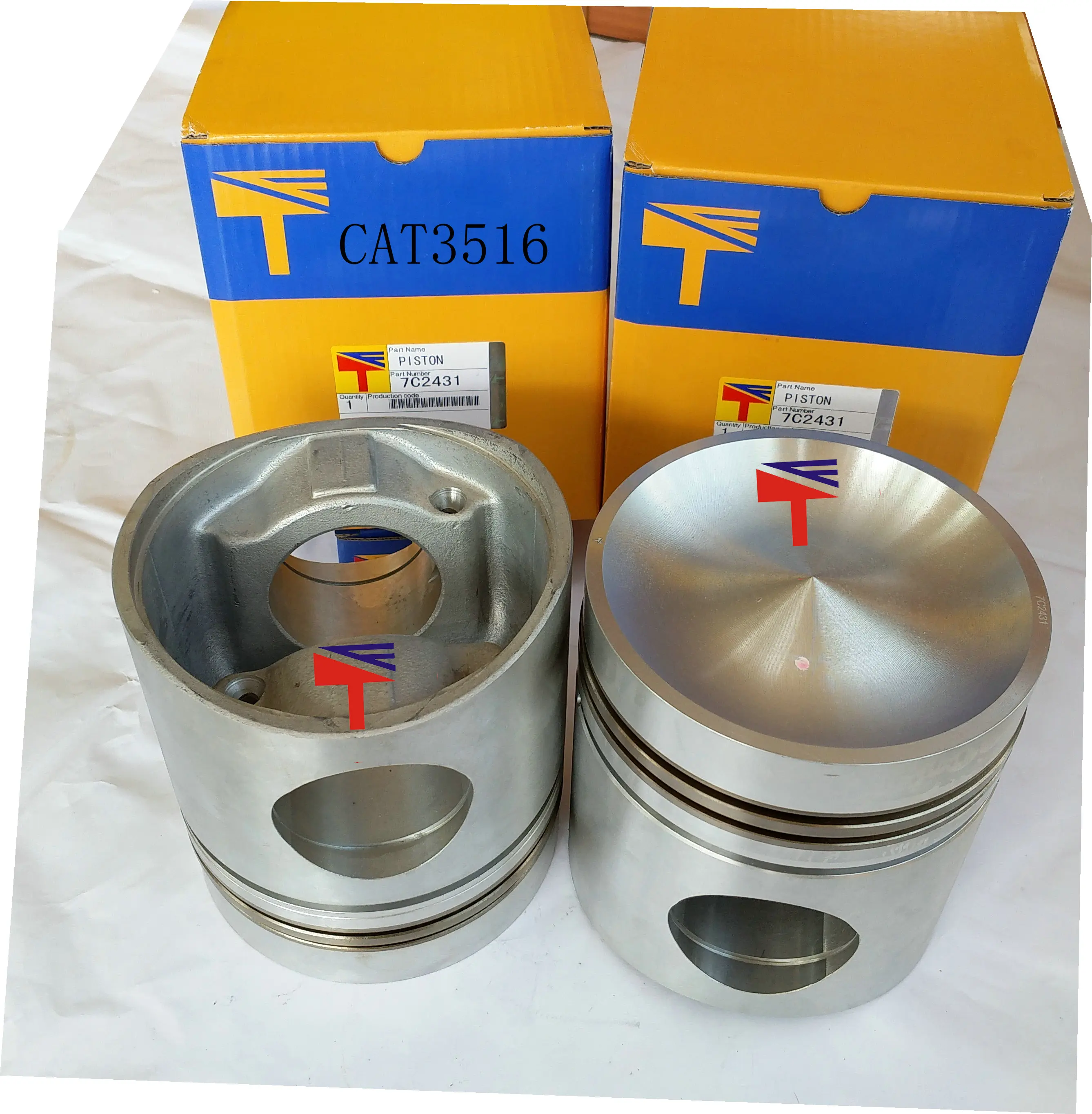 Diesel Engine Piston Crown 23527790 Skirt 23521802 for S60 Detroit