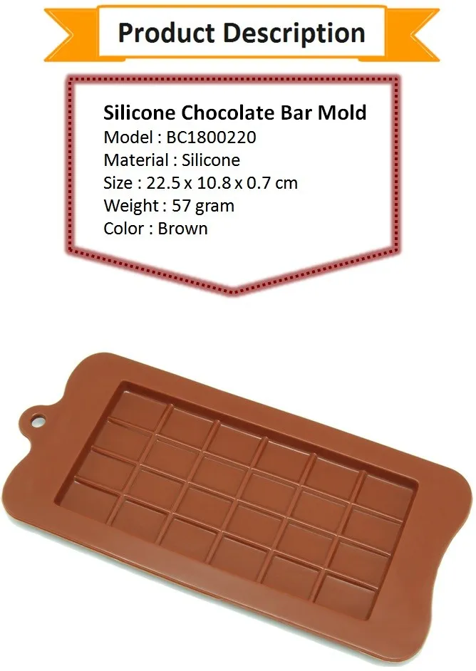 Silicone Chocolate Bar Mold - Durable and Sustainable