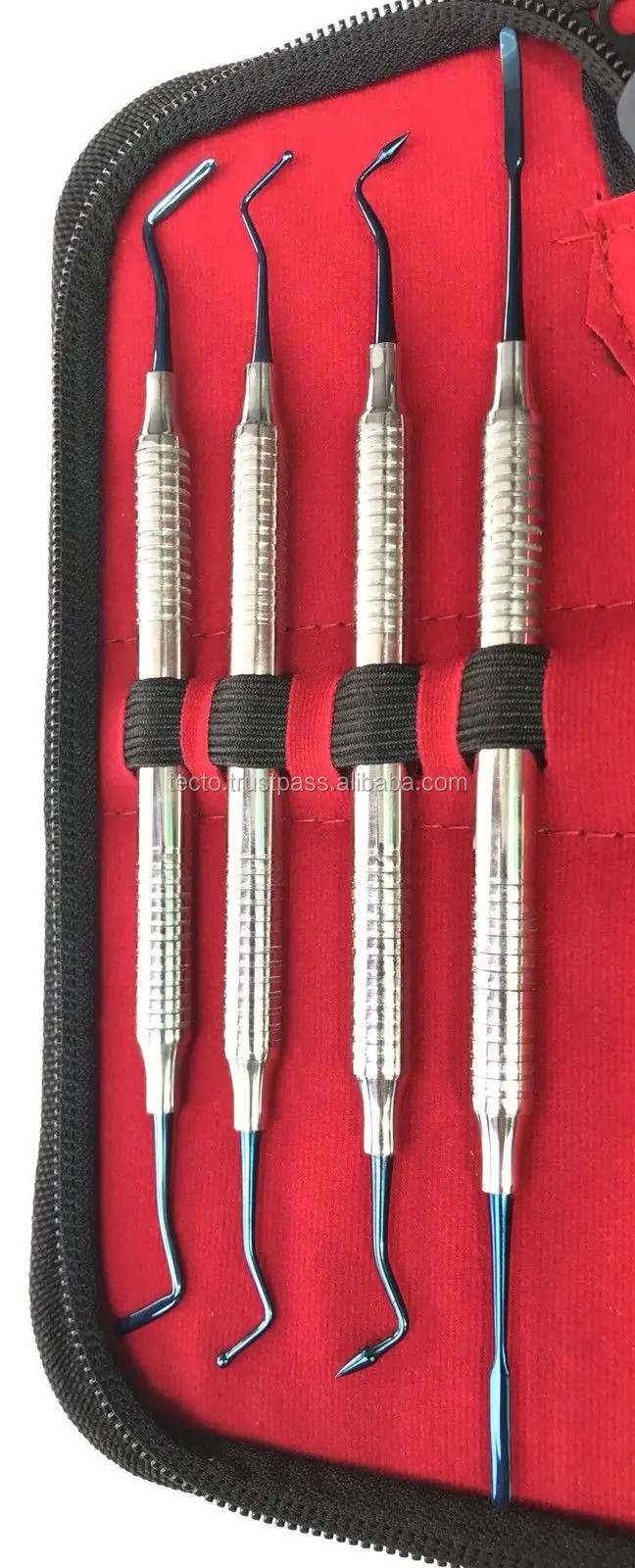 Dental Filling Instrument 7pcs Set Precise Blue Tips Light Weight ...