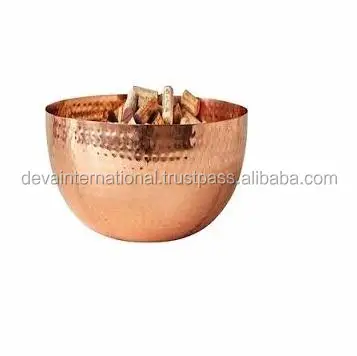 Cuenco de cobre para servir, tazón de cobre hecho a mano, decoración de ...