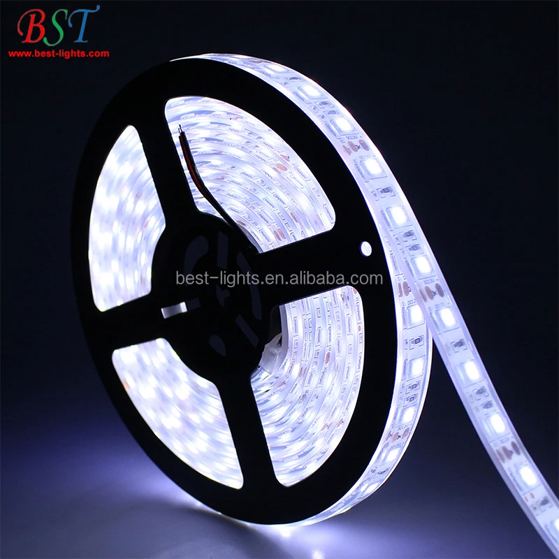 SMD5050 RGB White 4000K Flexible LED Light Strip Diffuser