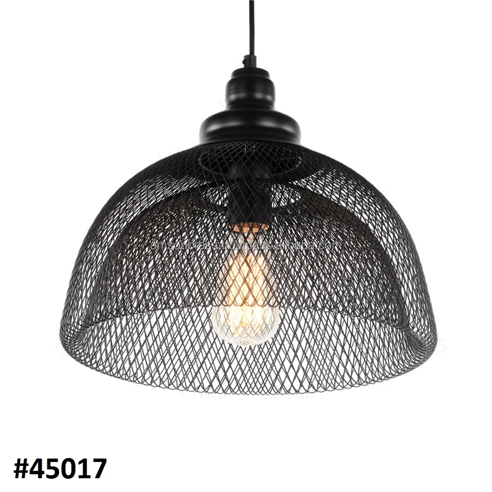 Metal Iron Mesh Design Pendant Lamp For Hotel & Dining Room - Buy Metal ...