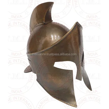 Copper Antique Movie 300 Rise Of An Empire Spartan Helmet - 300 Spartan ...