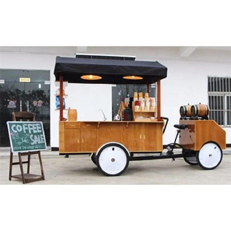 Modern Mobile Food Cart - Milkshake Vending Carts