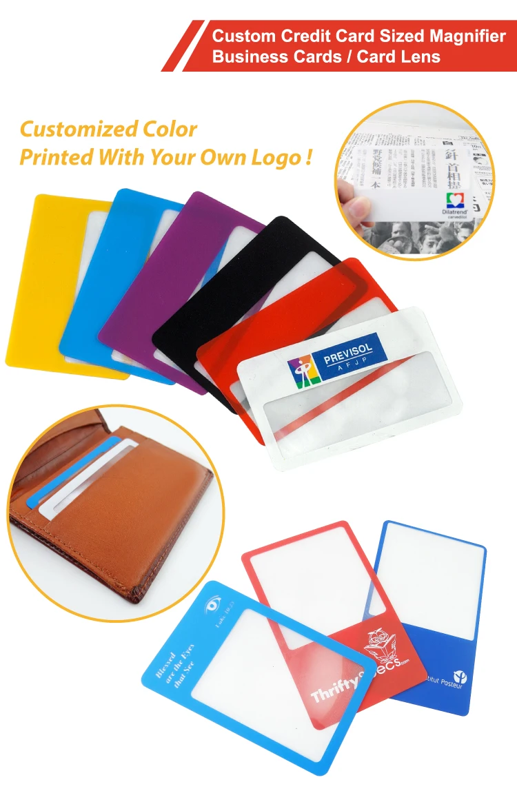 Flexible Plastic Card Magnifying Glass Fresnel Lens For Promotion - Buy ...