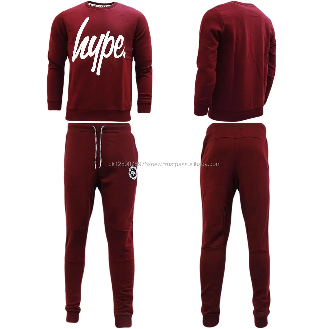 Custom Design Full Sublimation Tracksuit Jogging Top Bottom Sport Sweat ...