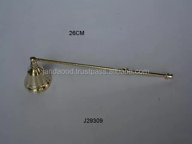 Cast Metal Candle Snuffer With Resin Handle In Pink Color Candle ...
