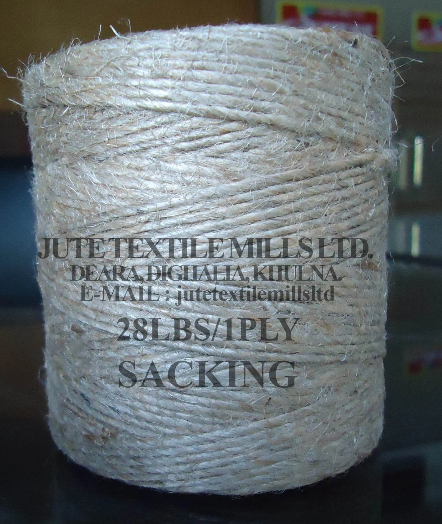 Bangladeshi Jute Product 28 Lbs / 1 Ply Sacking - Buy Jute Yarn,Jute ...