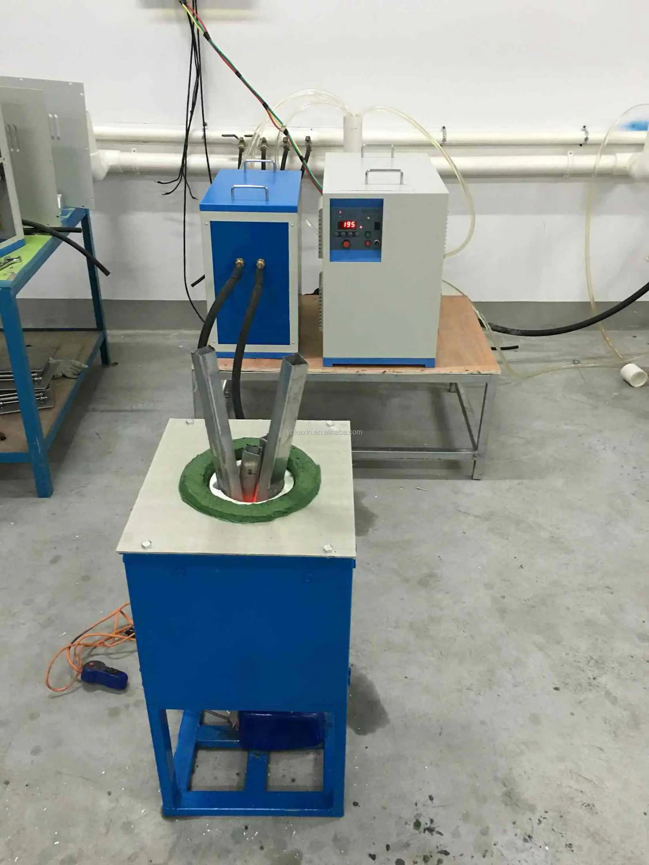 35kw Ce Certified Medium Frequency Induction Metal Melting Machine ...