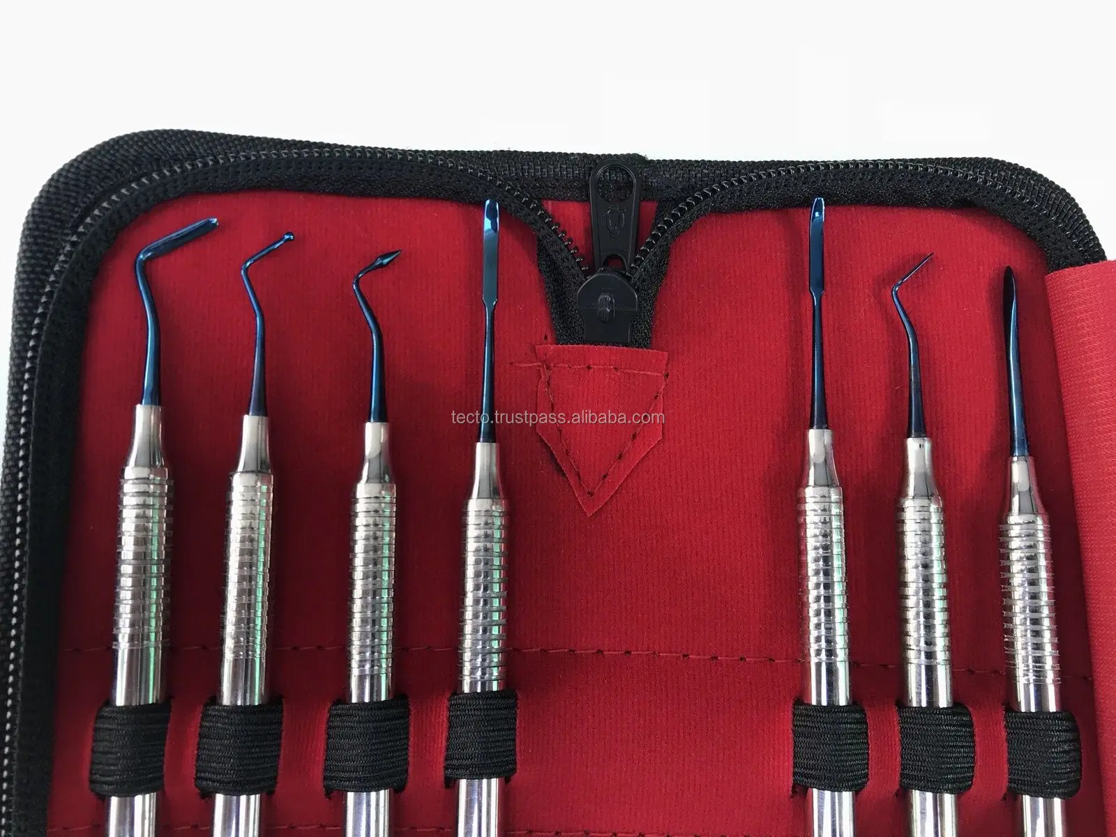 Dental Filling Instrument 7pcs Set Precise Blue Tips Light Weight ...