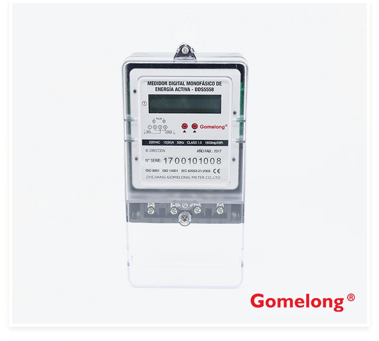 DDS5558 Single Phase Home Electric Digital Meter Reading Instrument