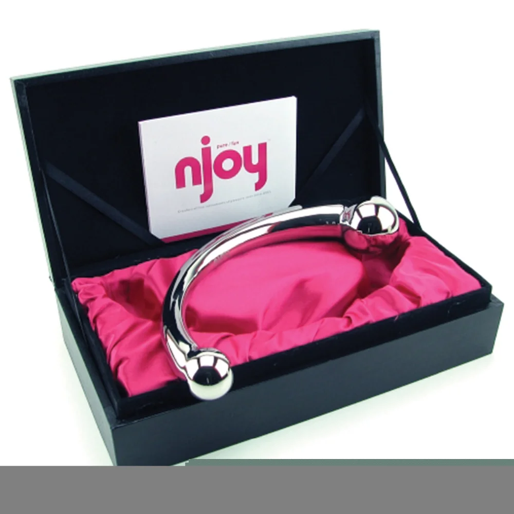 Njoy - Pure Wand Hand Polished Medical Grade Stainless Steel Massage ...
