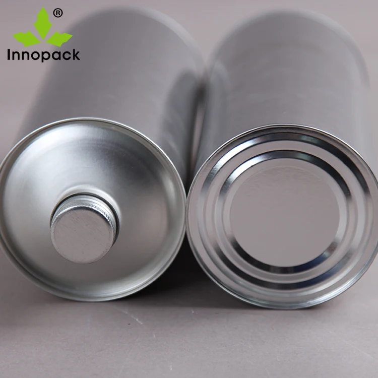 Cone Top Round Tin Can 1 Liter for Oil Storage - Innoapck