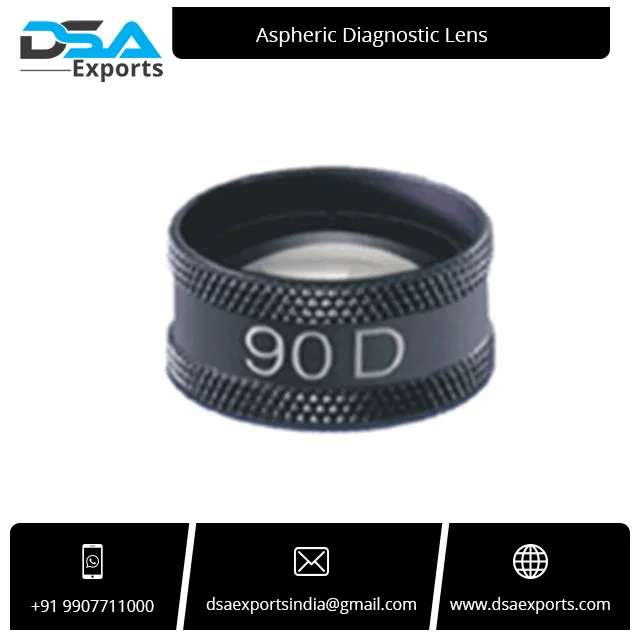 High Quality 90d Ophthalmic Diagnostic Aspheric Lenses For Small Pupil ...