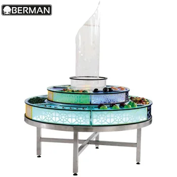 Hot Selling Restaurant Led Lighted Acrylic Buffet Cupcake Food Display ...