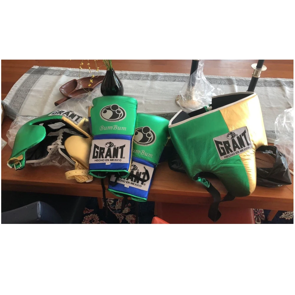 New Professional Winning Boxing Gloves Gear Leather Set Winning Boxing ...