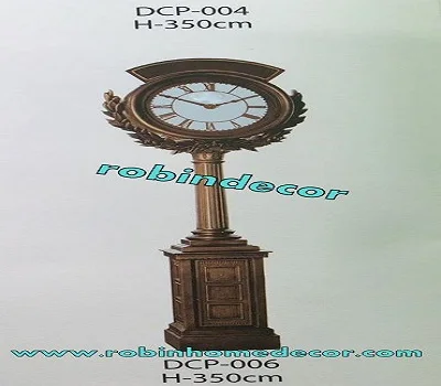 Unique Design Cast Iron Antique Out Door Garden Clock Post - Buy Cast ...