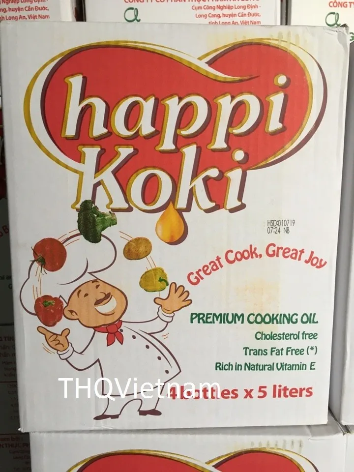 [thq Vietnam] Happi Koki Cooking Oil 1l*12btls - Buy Cooking Oil,Cheep ...