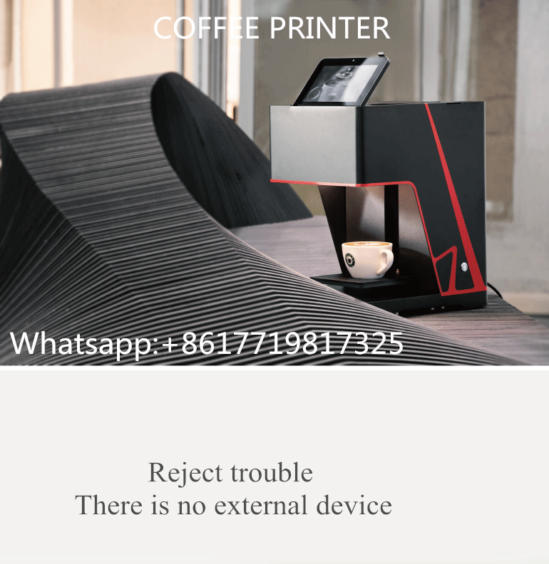 Oem 3d 라떼 아트 인쇄 기계 Selfie 라떼 커피 프린터 자동 식용 식품 프린터 쿠키초콜릿 Buy 커피 프린터 3d 프린터 기계식용 프린터 Product On