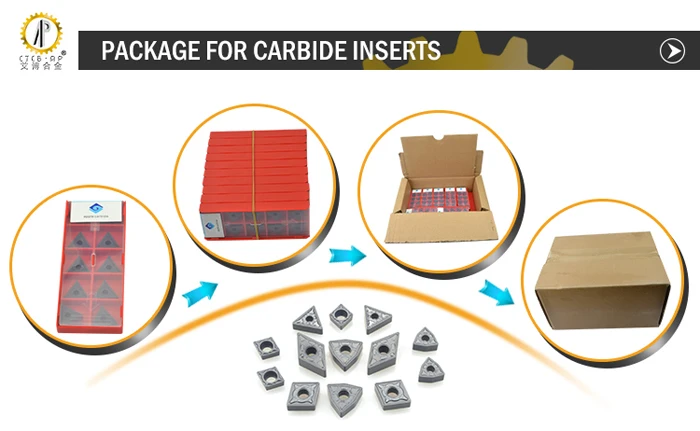 Carbide Cnc Inserts Series Six Sided Scarfing Inserts For External Tube ...