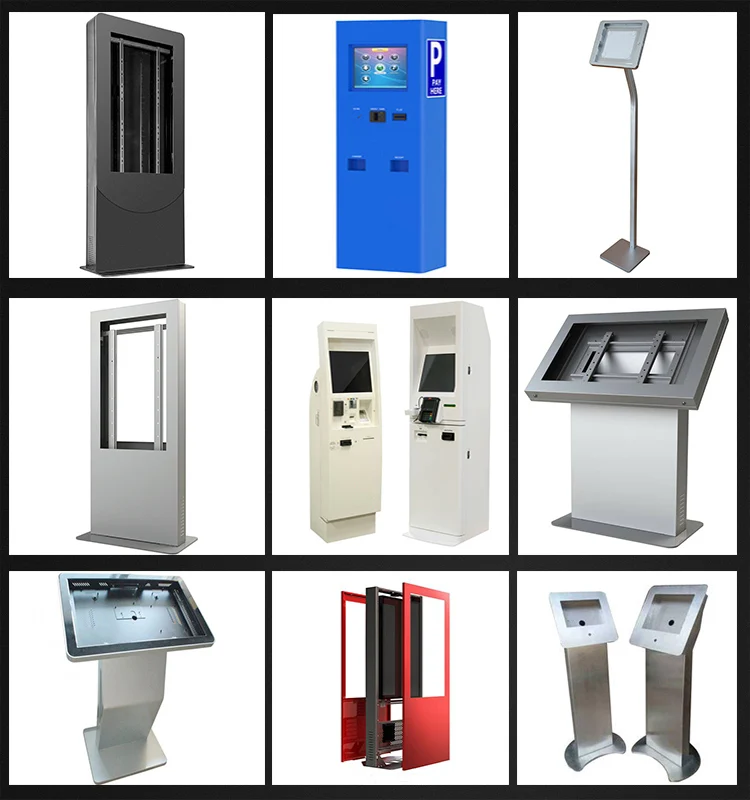 Custom Sheet Metal Indoor and Outdoor ATM Enclosure Kiosk Cabinet ...