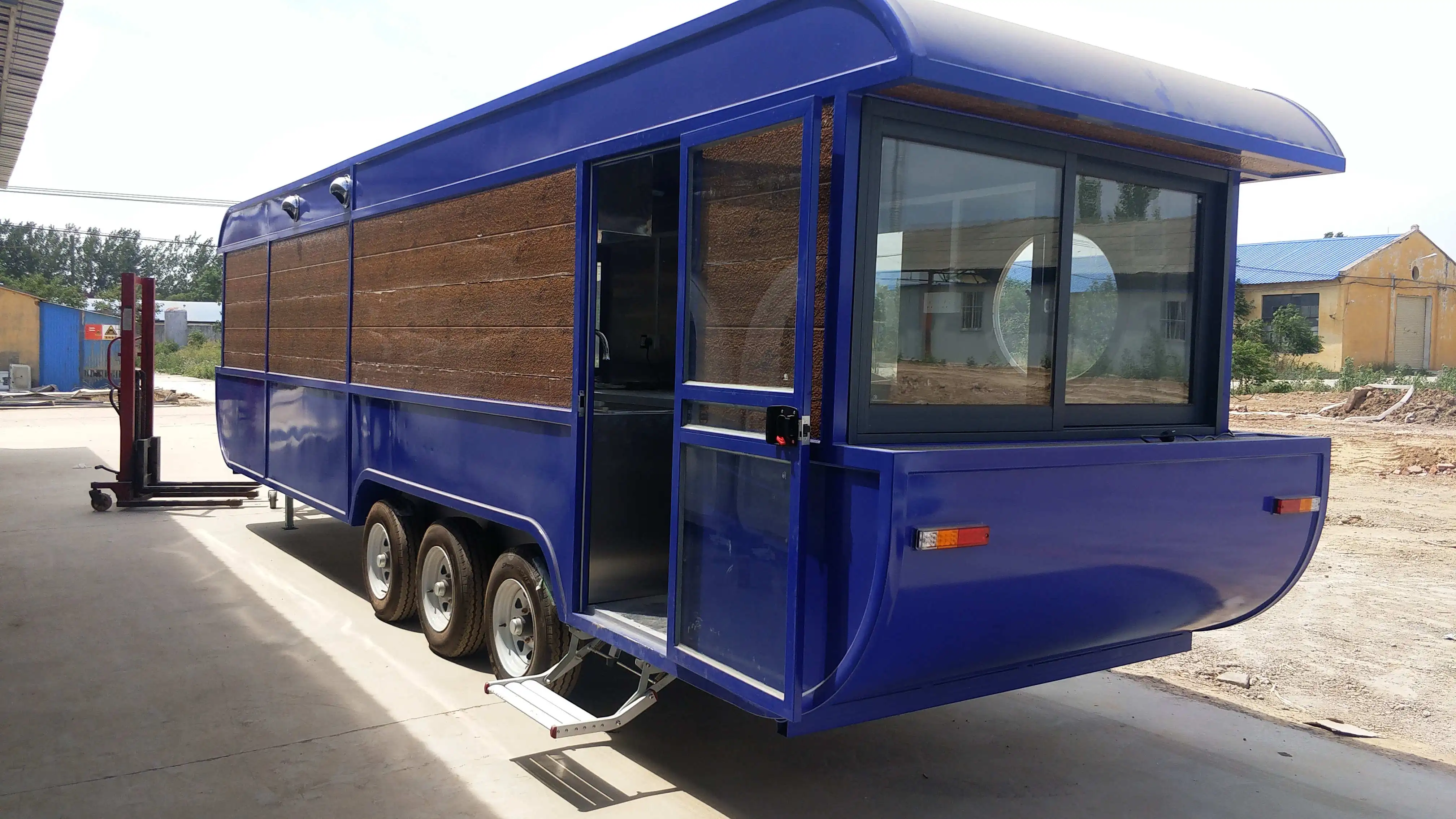 Hot Sale Sandwich Carts Coffee Cart Mobile Snack Eatery 3 Wheel ...