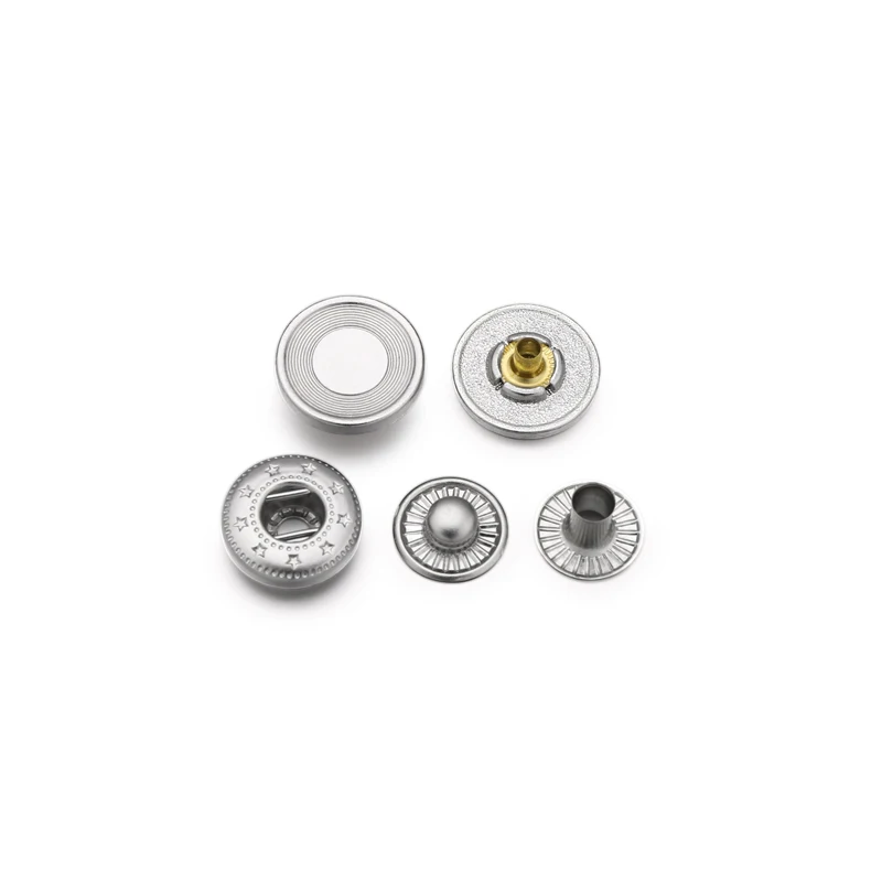 15mm Lead Free Nickel Free Press Stud Metal Snap Clip Fasteners Button ...
