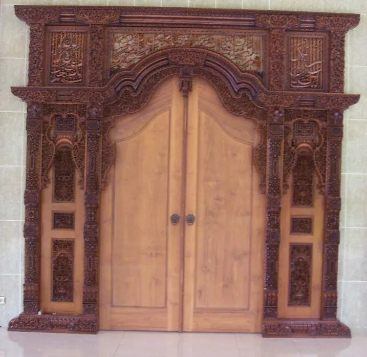 Classic Teak Wood Gebyok Ethnic Style - Handmade Door