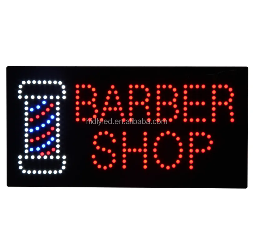 Ultra Bright Hanging Led Barber Shop Hair Salon Hair Cut Open Light ...