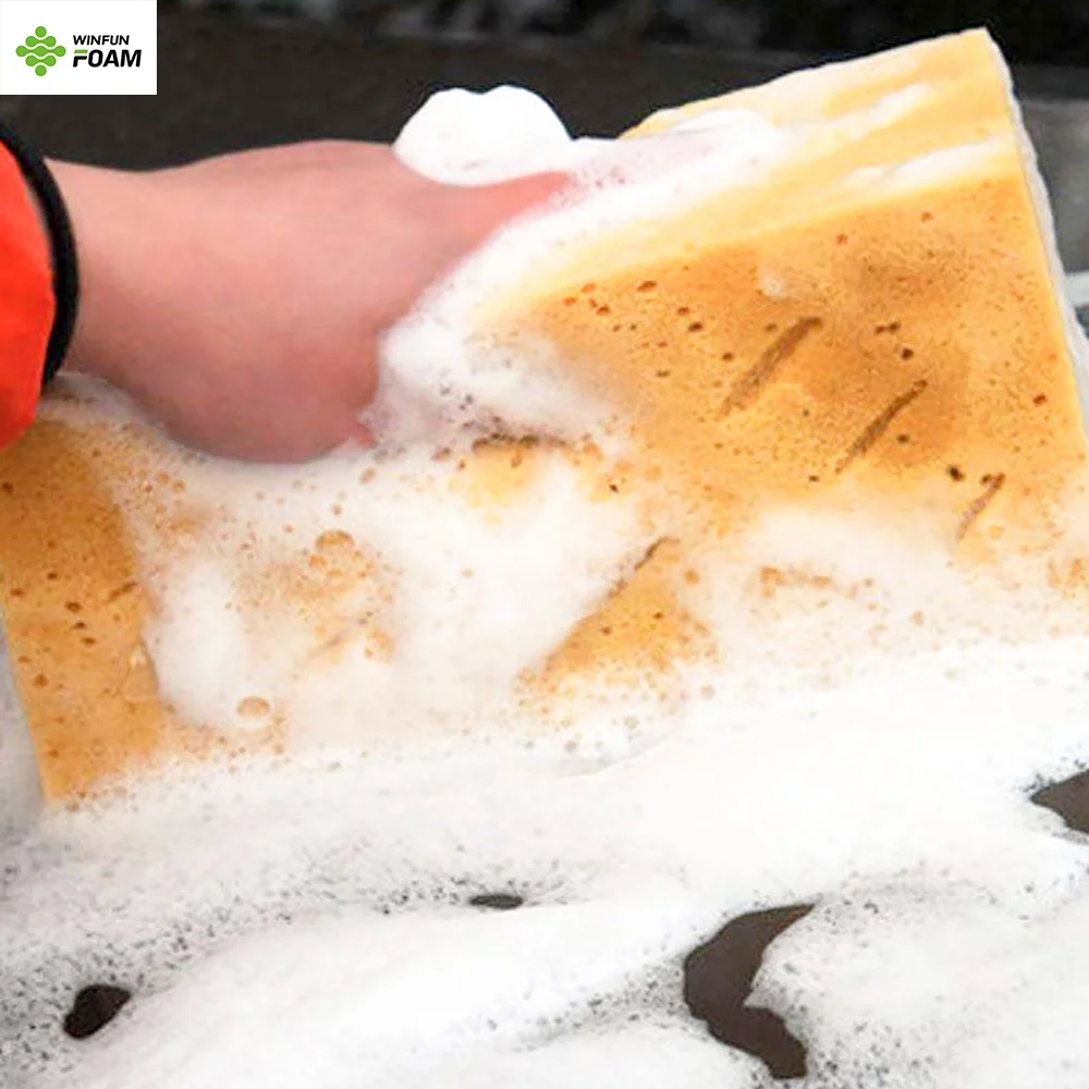Promotional Kitchen Cleaning Sponge With Scouring Pad - Buy Car ...