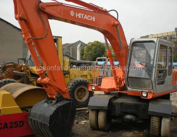 Japan Used Wheel Excavator Hitachi Ex100wd,Cheap Price Hitachi 10 Ton ...