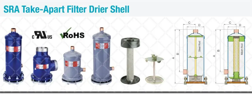 Filter Drier Core D48 - High Efficiency & Reliable Performance