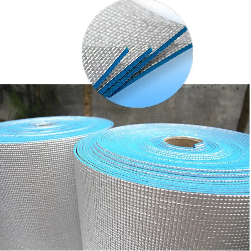 Custom Size Silver Polyolefin Foam Insulation Board,Fire Retardant ...