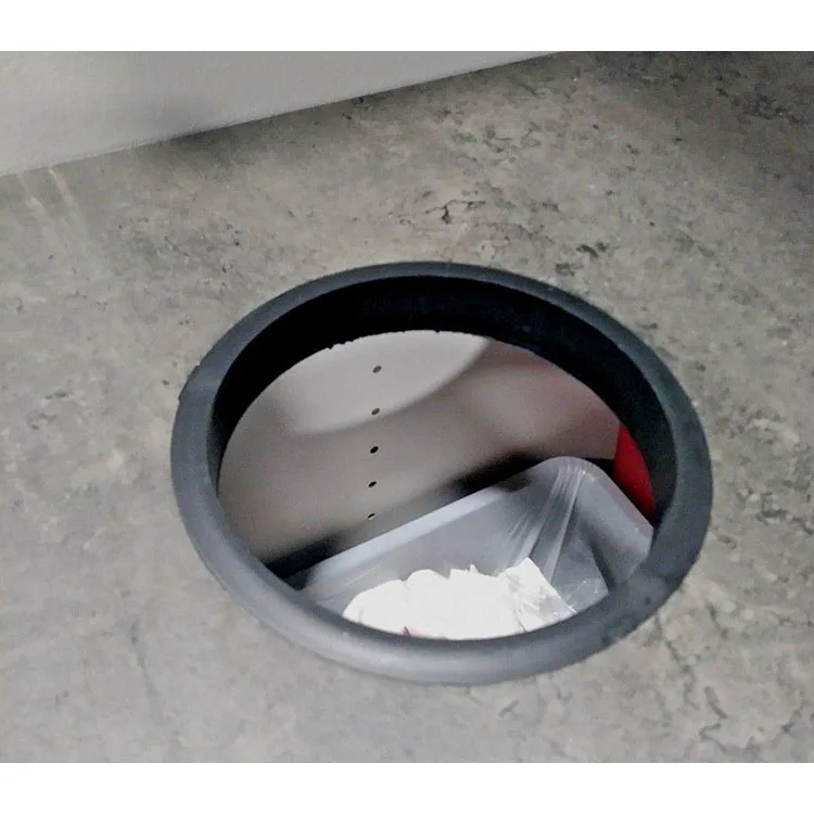 Shapes Round Counter Top Trash Chute Waste Ring Trash Grommets Rings ...