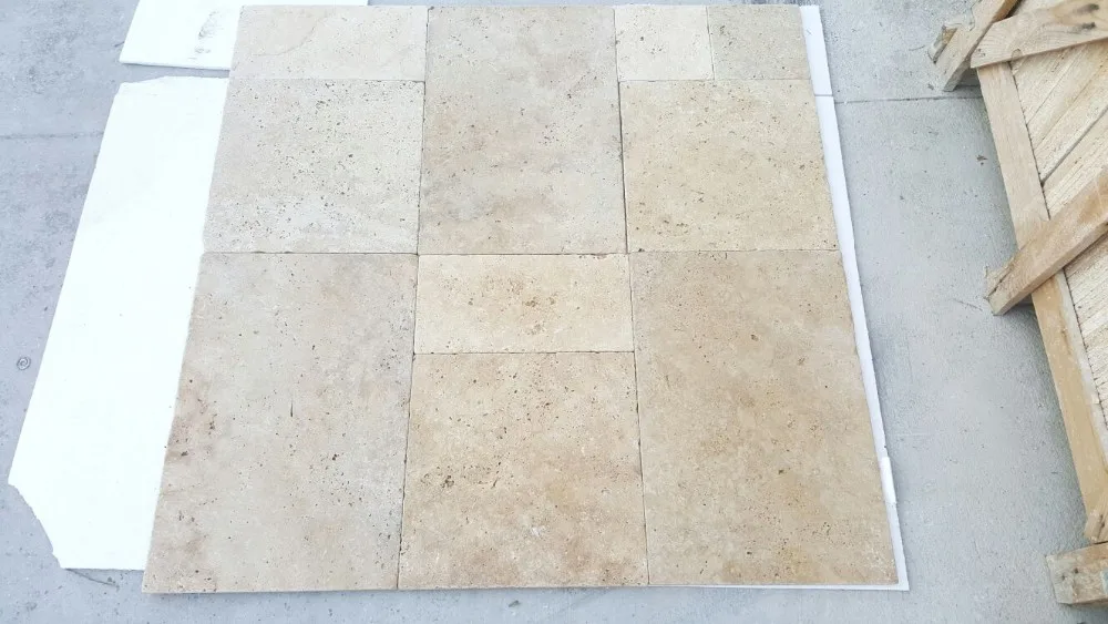 2023 Classic Mina Travertine Outdoor Garden Set for Villas