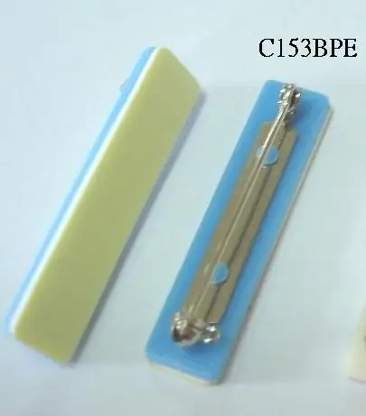 Plastic Safety Bar Pin - Badge Findings for Secure Attachments